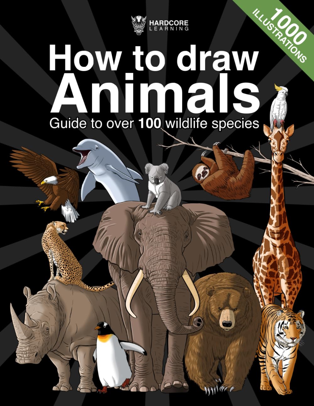 How to draw Animals Guide to over 100 wildlife species: Learn step by ...