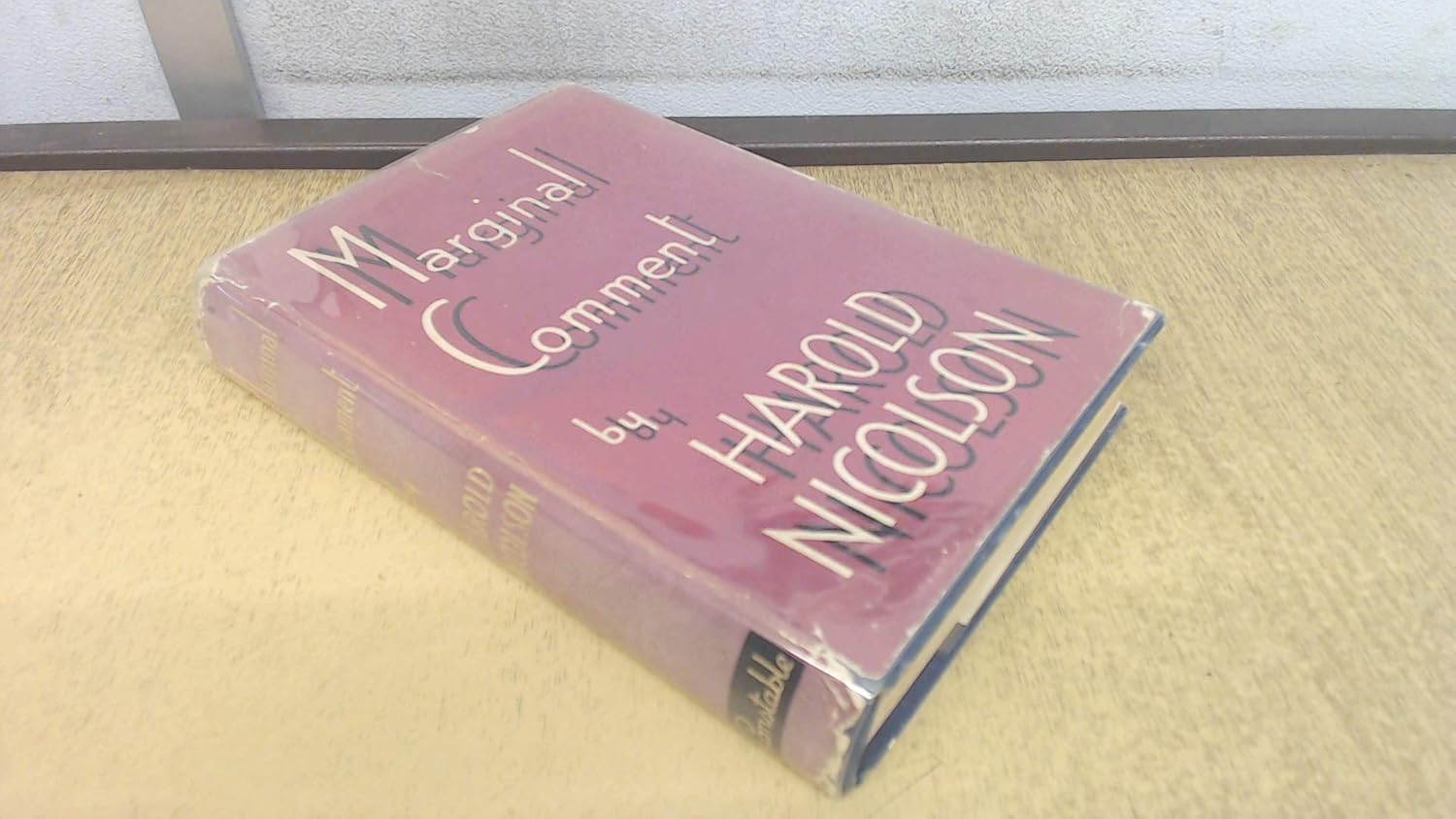 Marginal comment,: January 6-August 4, 1939: Nicolson, Harold George ...