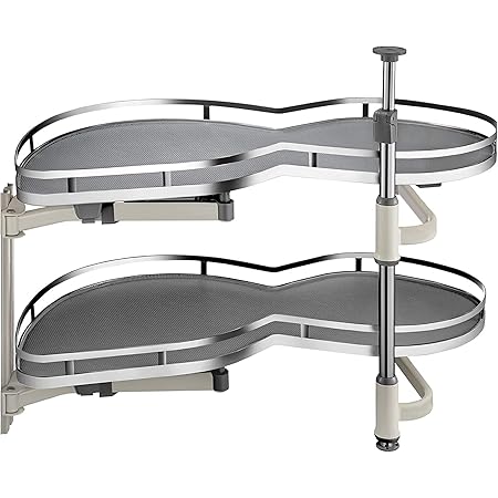 KuKoo – 4 Paniers Coulissants d’Angle, Côté Gauche, en Métal pour ...