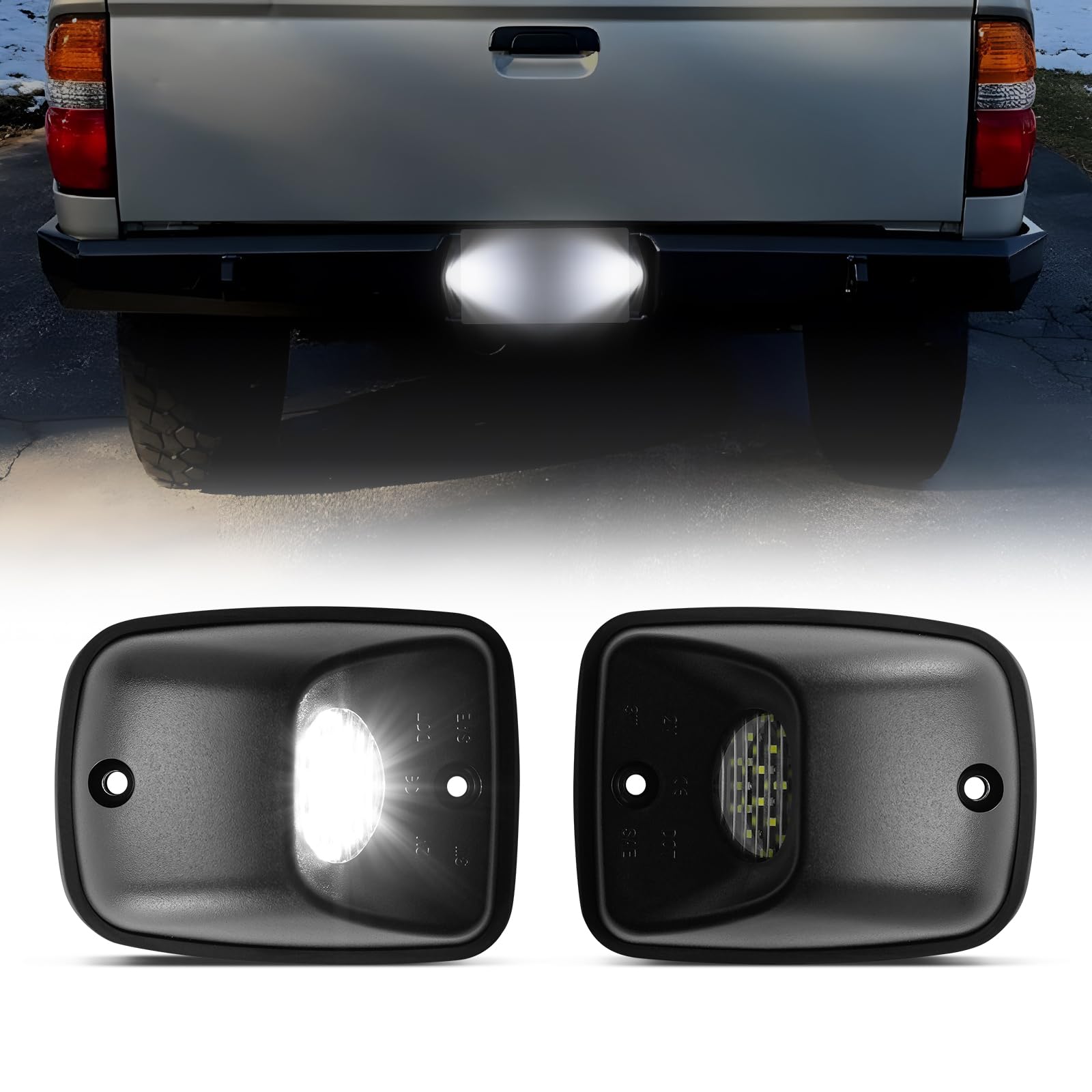 Amazon.com: litzland LED License Plate Light Tag Lamp Lens Bulbs ...