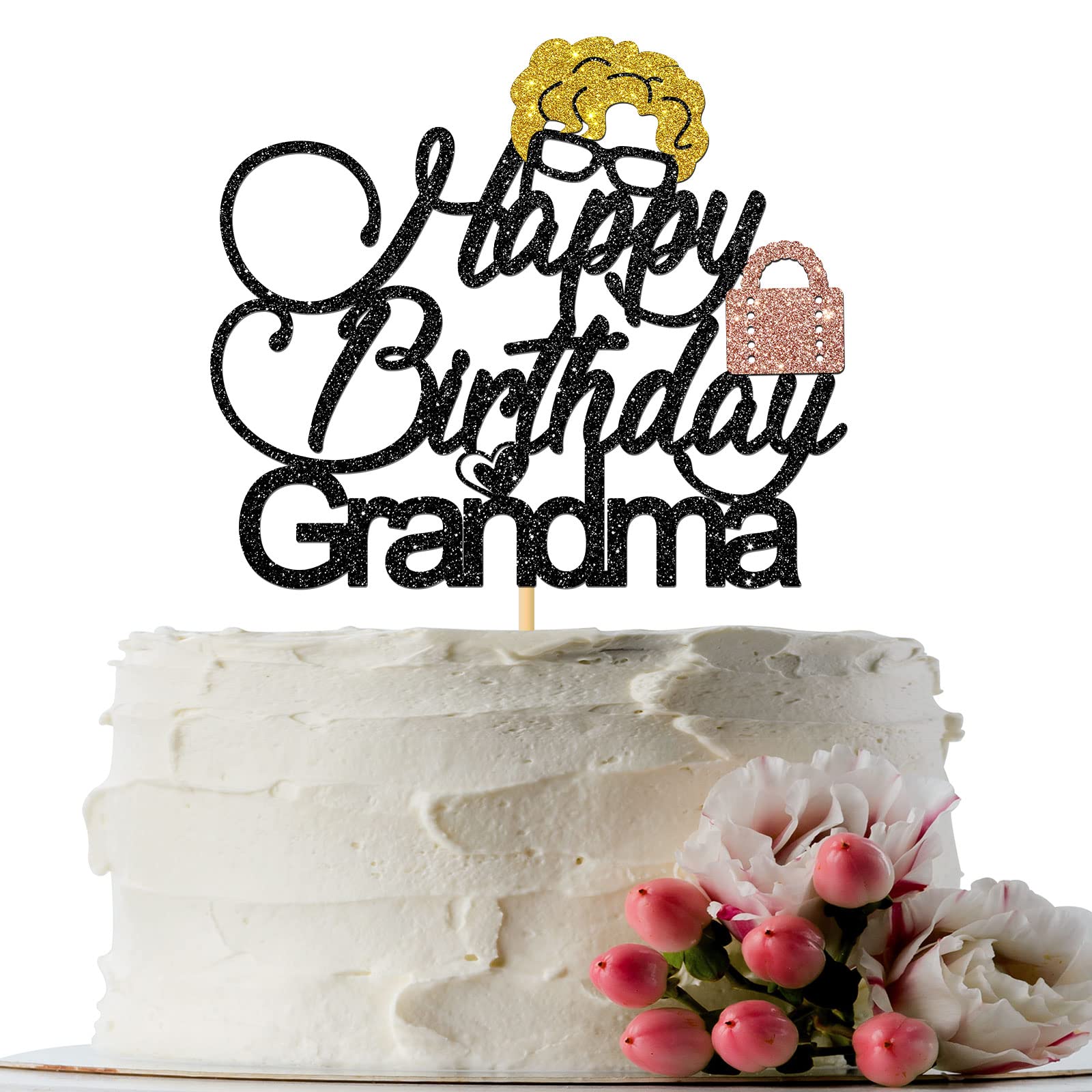 Snapklik.com : Happy Birthday Grandma Cake Topper, Grandmother Birthday ...