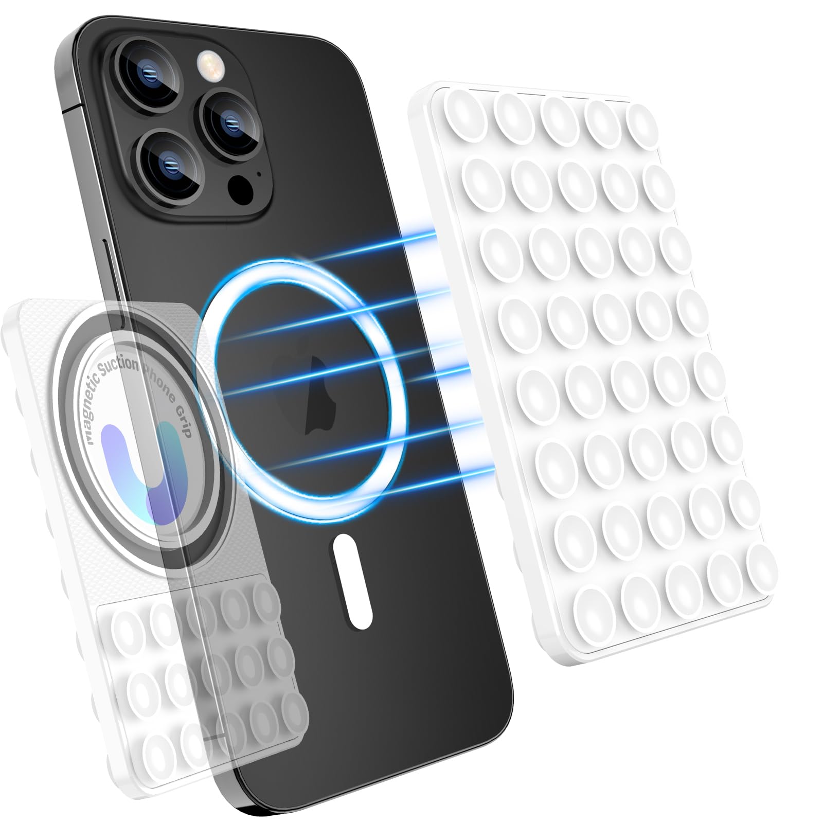 Amazon.com: MGLK Silicone Suction Phone Case Magnetic Mount - Hands ...