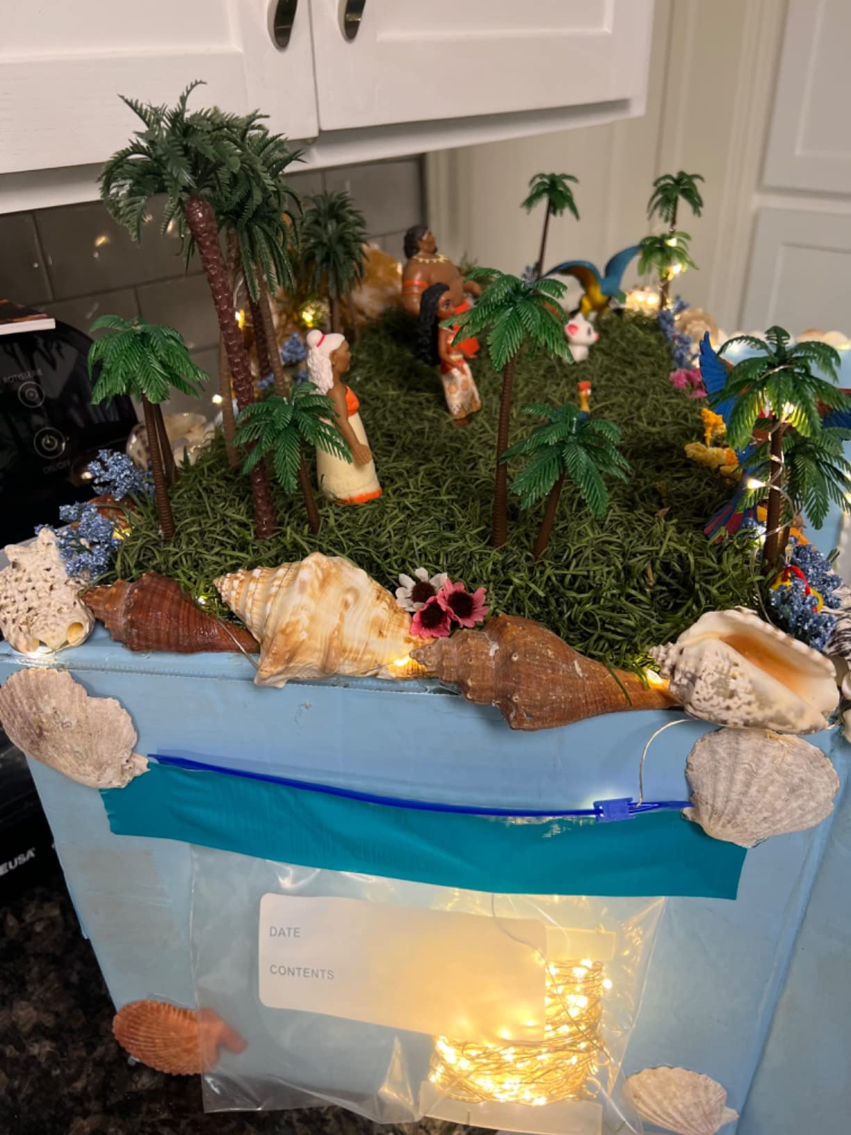 Amazon.com: 48 Pieces Plastic Model Tree Layout Rainforest Train Palm ...