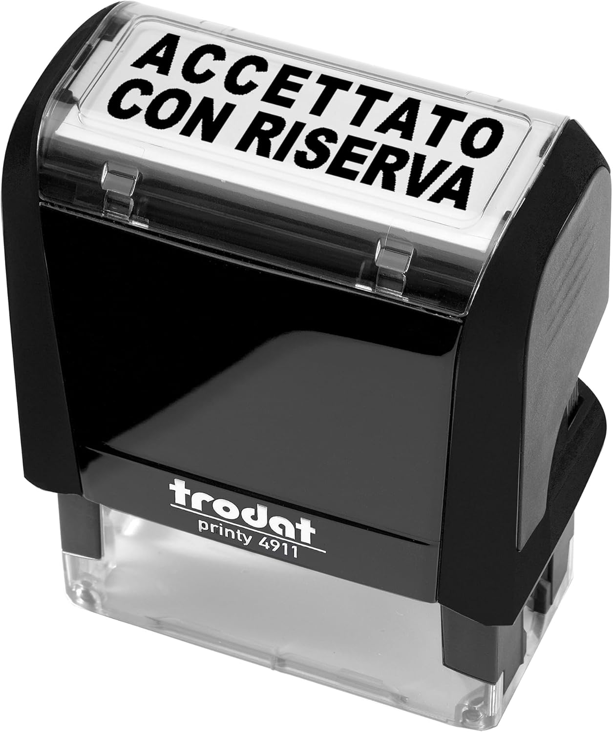 Trodat Printy Office Timbro Testo ACCETTATO CON RISERVA, Cartuccia ...