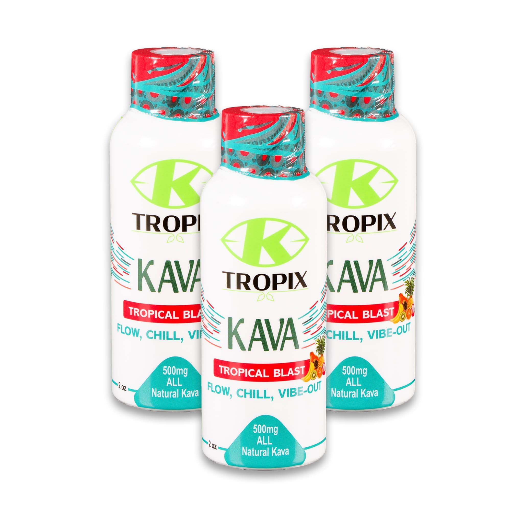 Amazon.com: K-Tropix Kava Shot Tropical Blast - 500mg Wellness Shots to ...