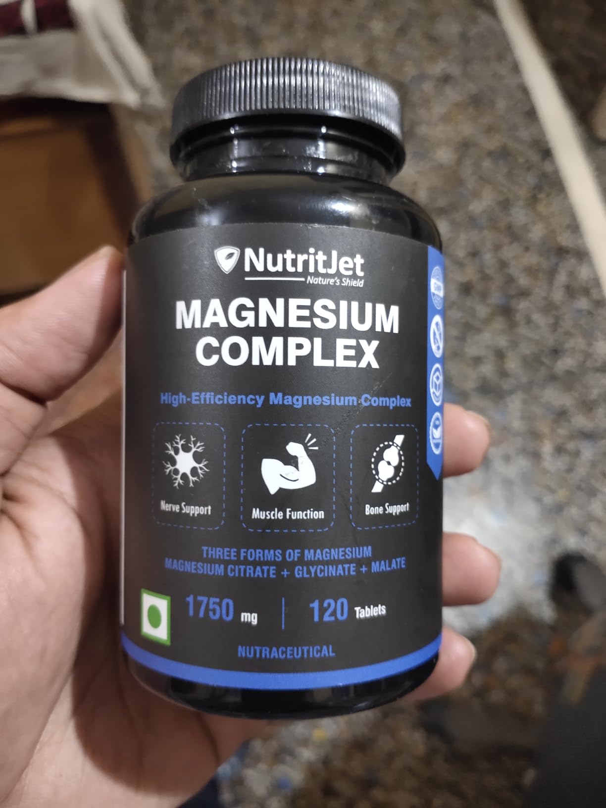 NutritJet Magnesium Glycinate Citrate Malate Complex | Max Absorption ...