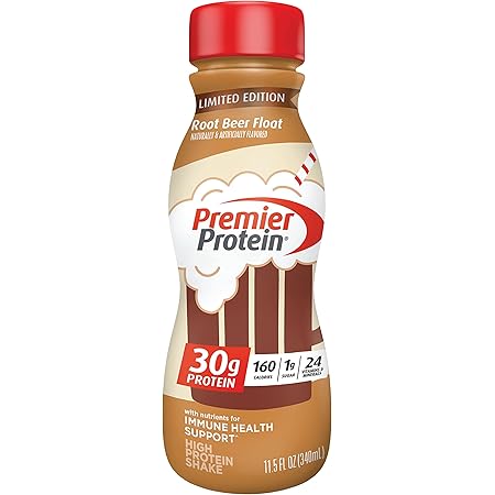 Amazon.com: Premier Protein Shake, Root Beer Float, 30g Protein, 1g ...