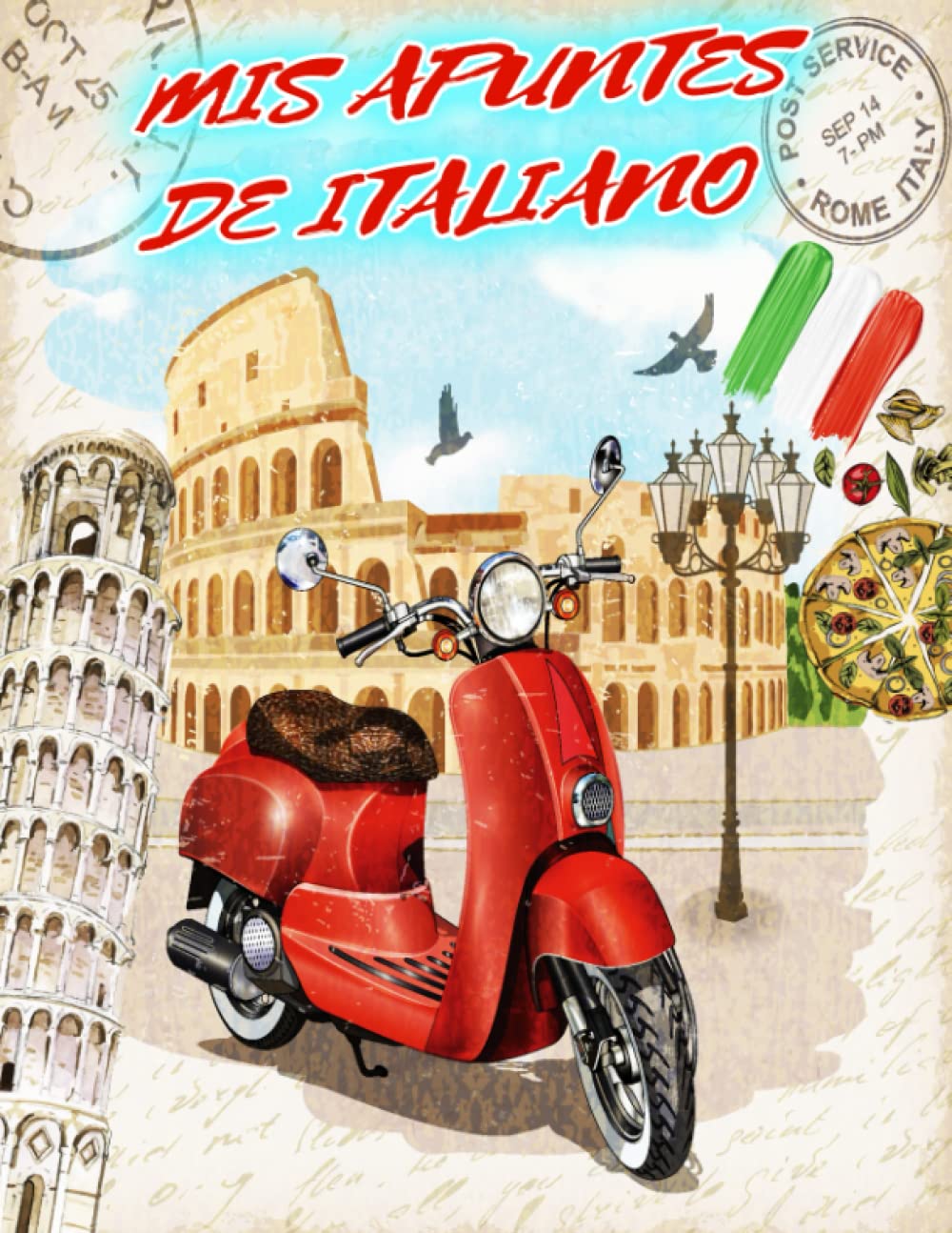 Amazon.com: MIS APUNTES DE ITALIANO: Libreta de Italiano para ...