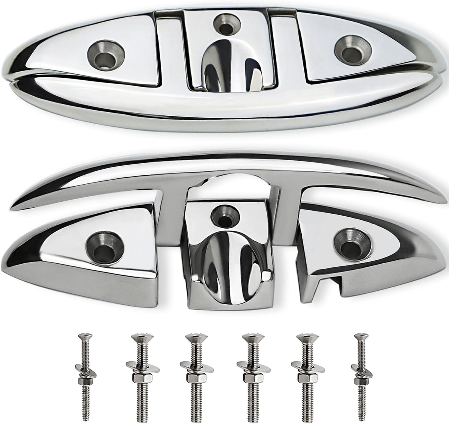 SHENGHUISS Stainless Steel Boat Folding Cleat - 2 Bahrain | Ubuy