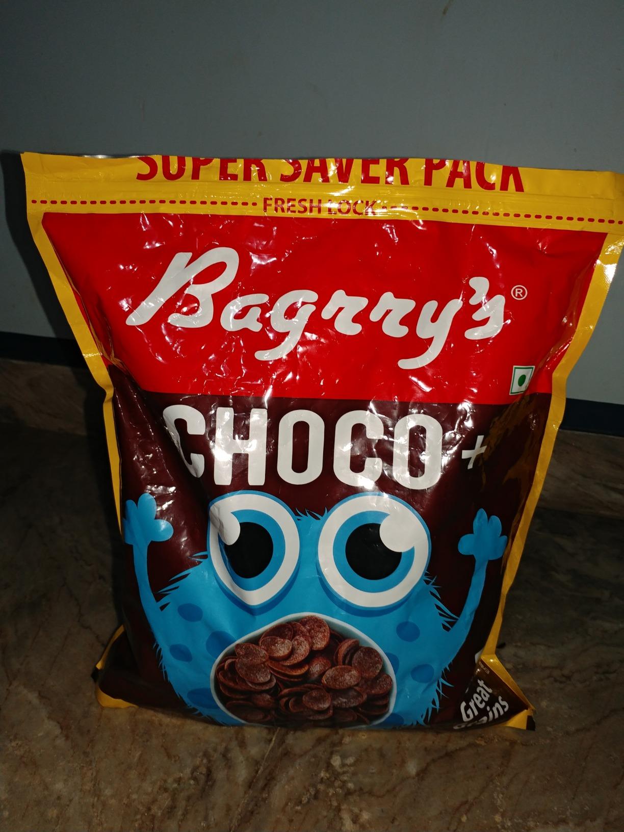 Bagrry's Choco+ Multigrain Chocos Cereal, No Maida, 1.2kg Pouch, Yummy ...