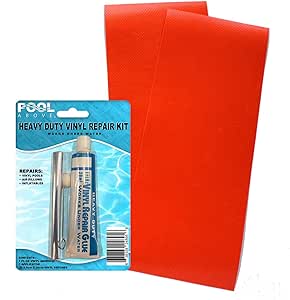 Amazon.com : Pool Above Heavy Duty Vinyl Repair Patch Kit | Vinyl ...