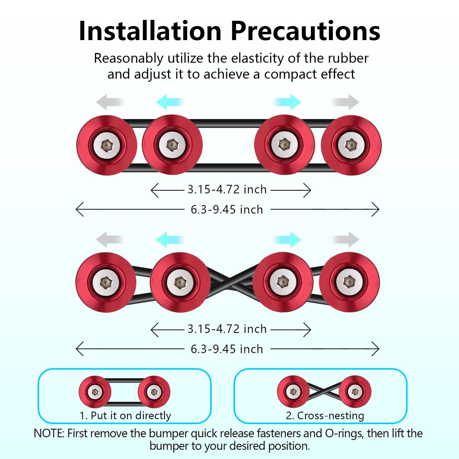 Snapklik.com : Miytsya Bumper Quick Release, Quick Release Trunk Front ...