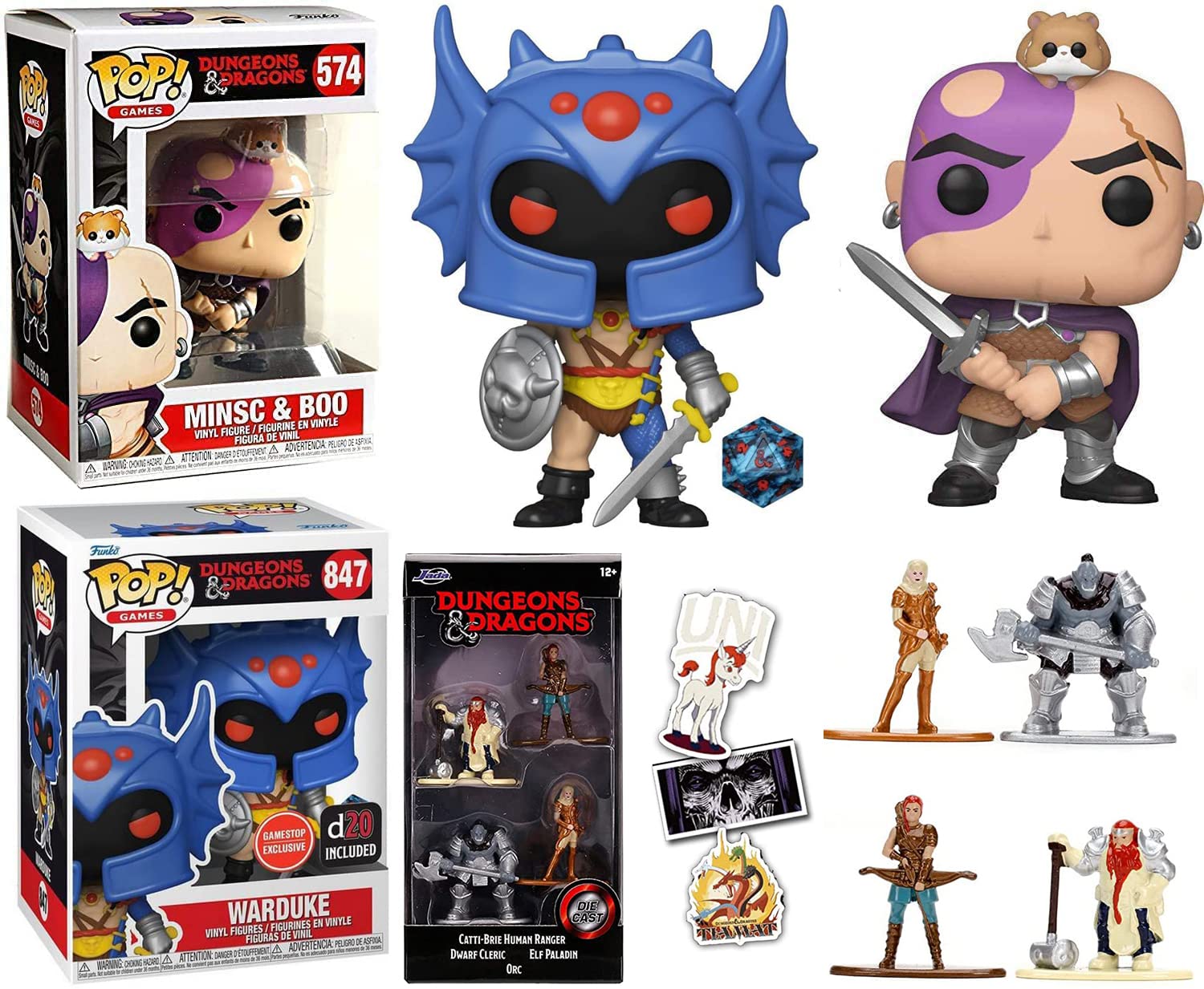 Buy Treasure Dungeons Dragons Warrior PoP! Figure Warduke Games & D20 ...