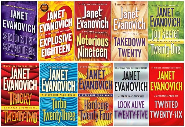 Stephanie Plum Series 10 Books Set (Book #17 - #26): Janet Evanovich ...