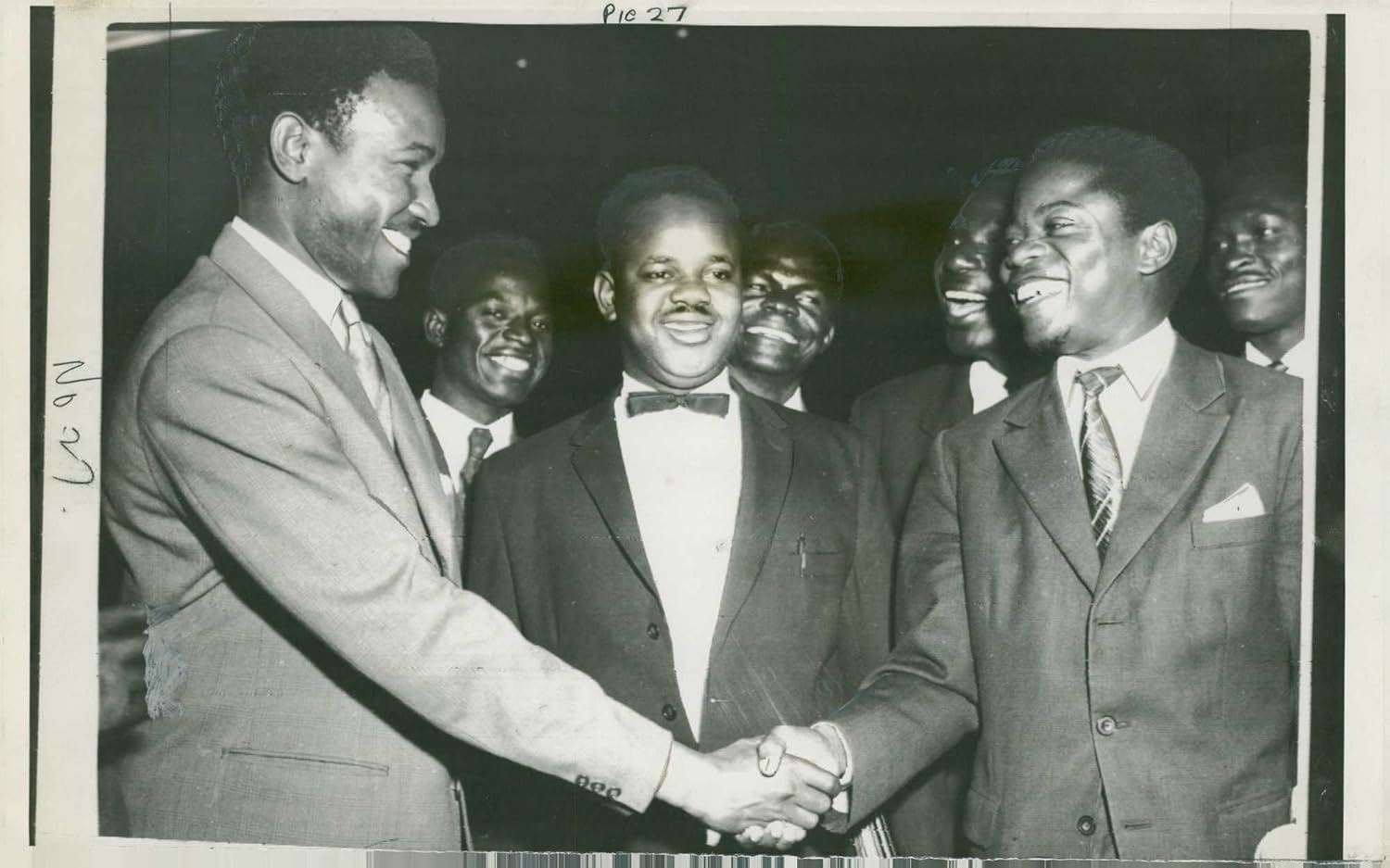 Amazon.com: Vintage photo of Mr. Thomas Kanza shaking hands with Mr ...