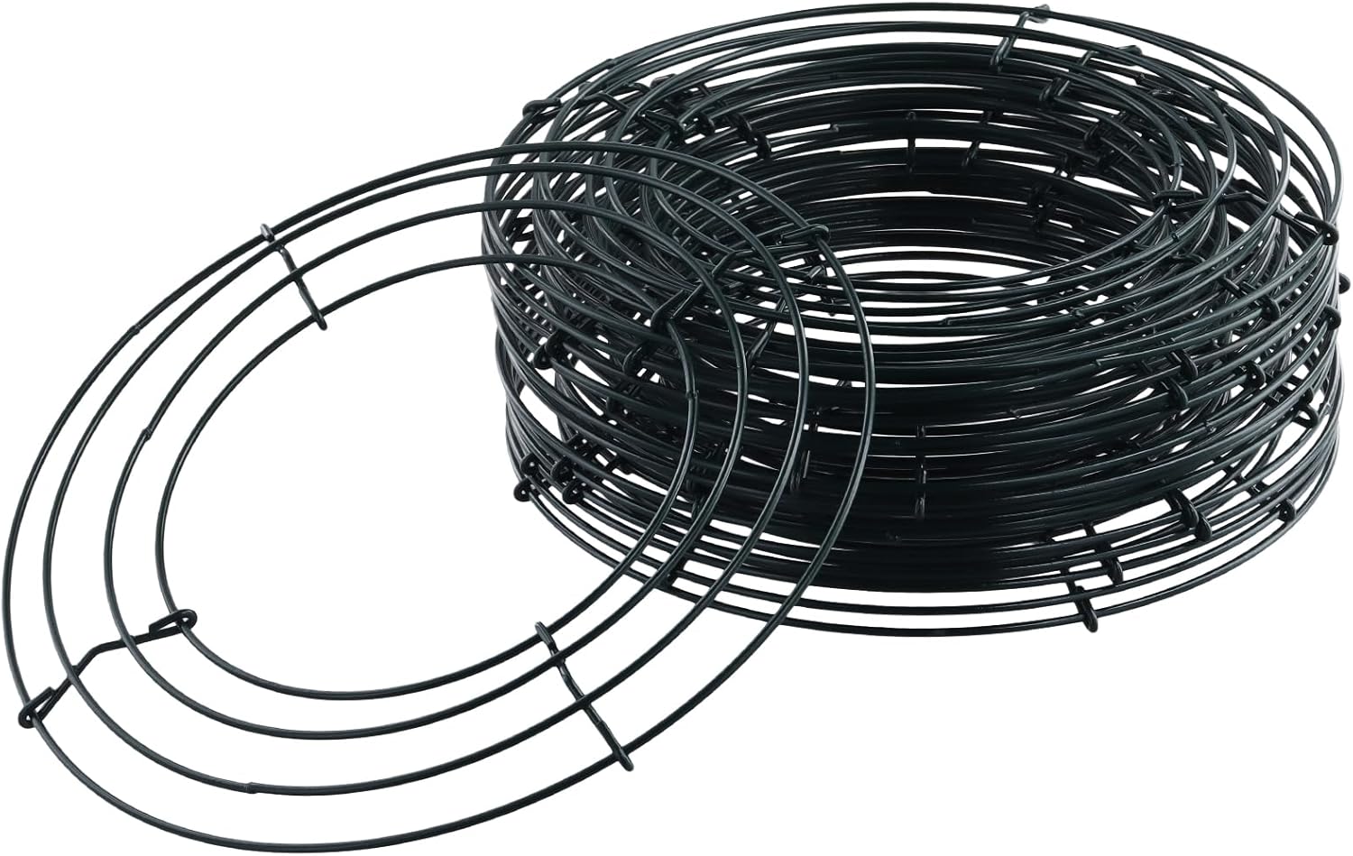 Amazon.com: KINJOEK 15 Pack 8 Inch Wire Wreaths Frames, Wreath Forms ...