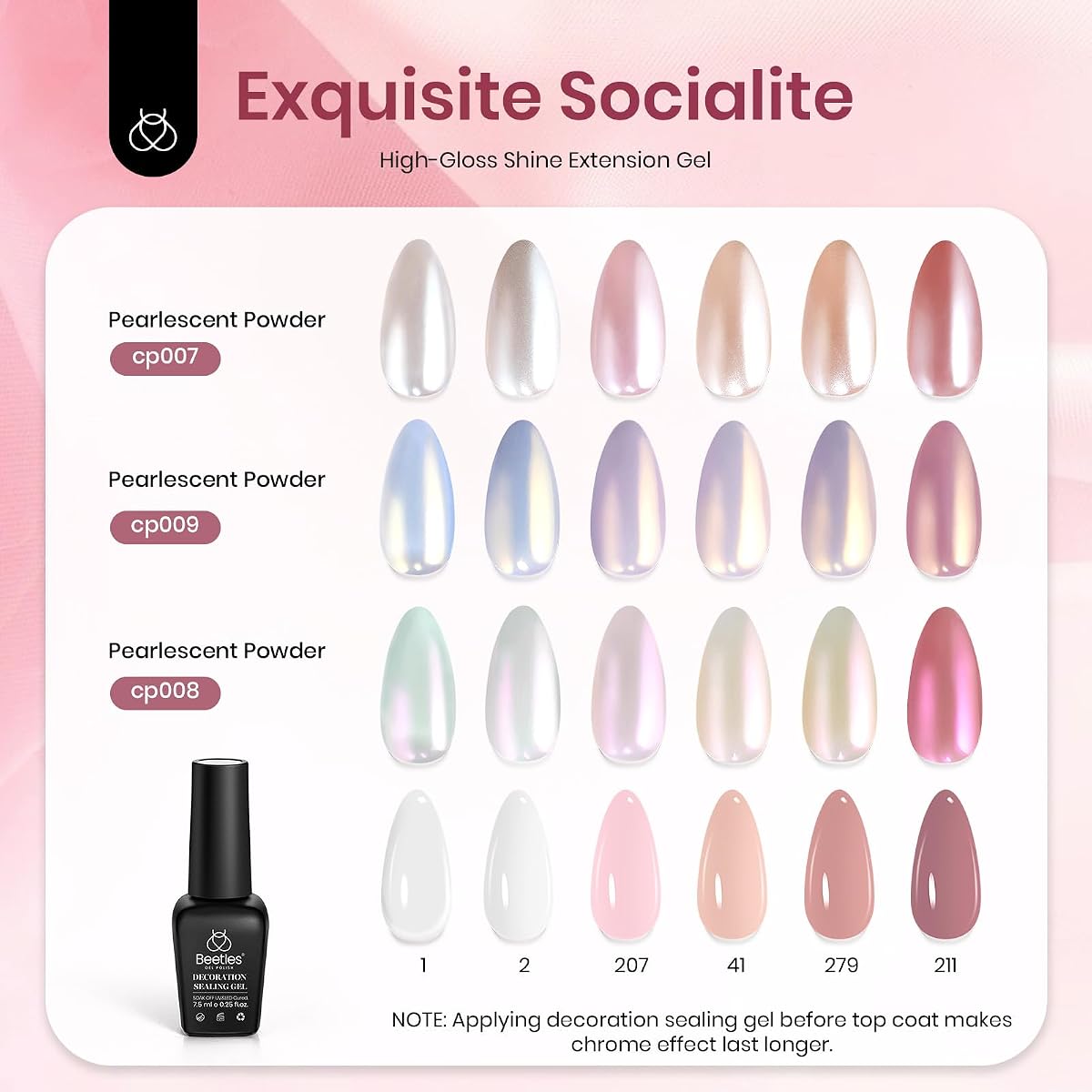 $4/mo - Finance beetles Gel Polish Poly Gel Chrome Nail Powder Kit 22 ...