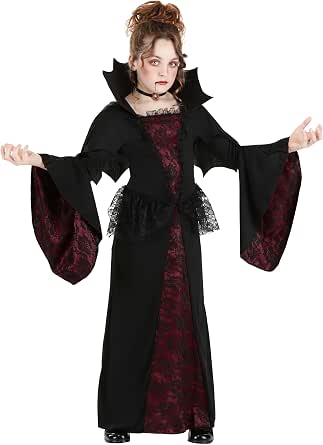 Amazon.com: Fun Costumes Royal Vampire Costume for Girls - Sustainable ...