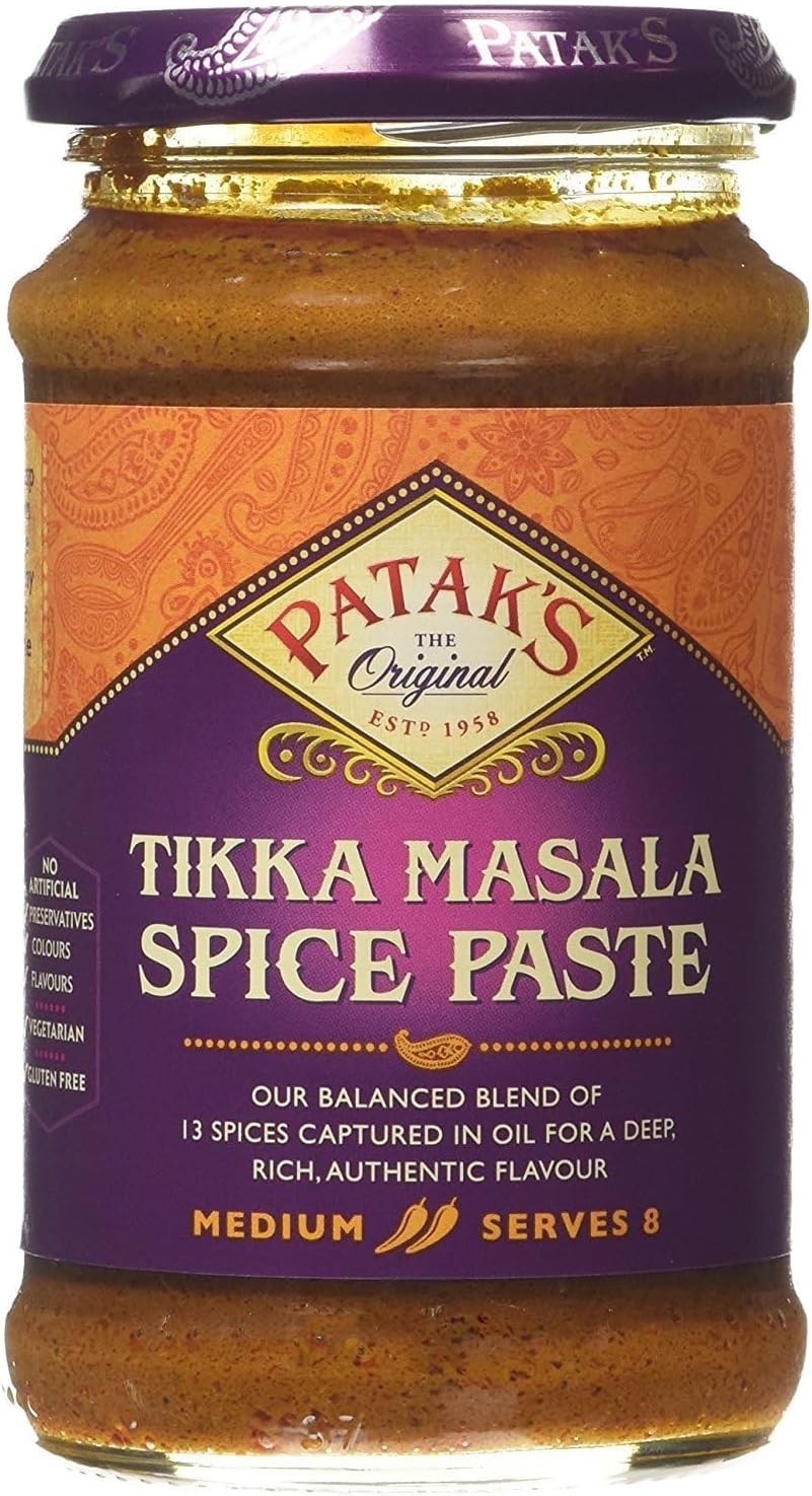 Patak's Tikka Masala Spice Paste 283g - Pack of 2 : Amazon.co.uk: Grocery