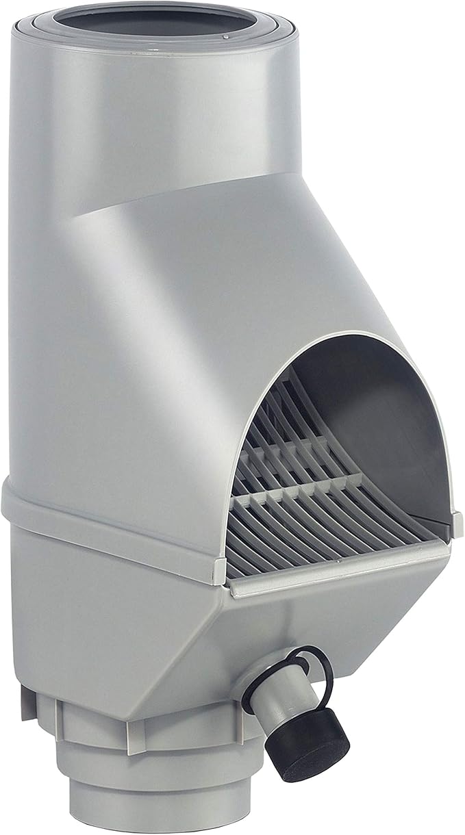 Regenwaterfilter Bladafscheider met vulfunctie grijs voor plaatstalen ...