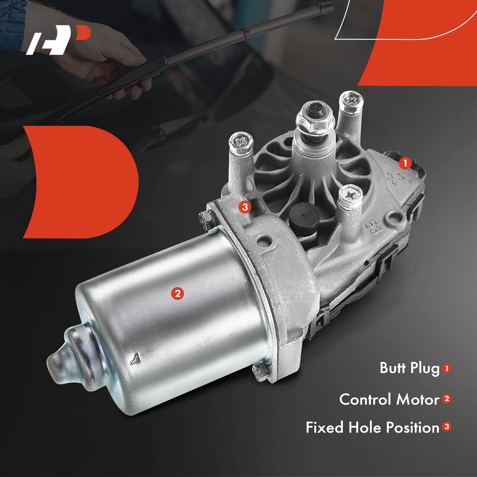 A-Premium Front Windshield Wiper Motor Compatible with Lexus ES350 ...