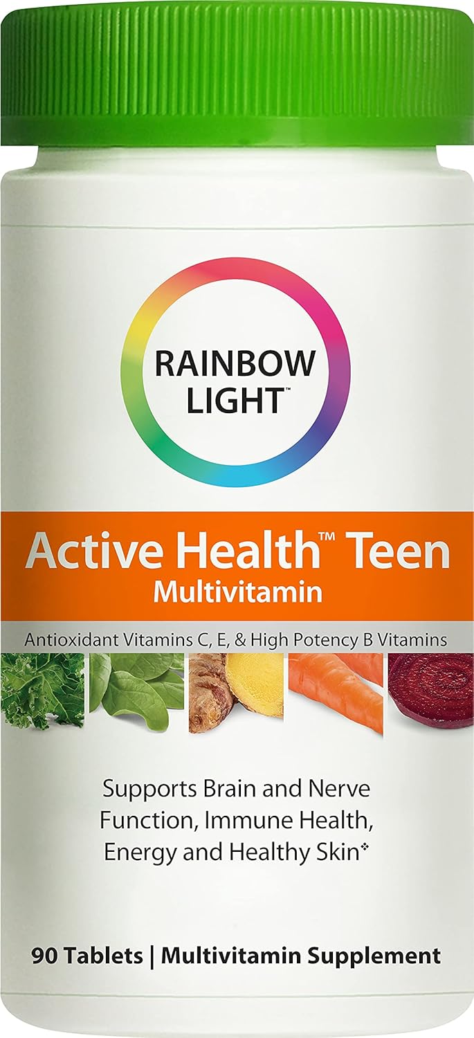 Amazon.com: Rainbow Light Active Health Teen Multivitamin Supports with ...