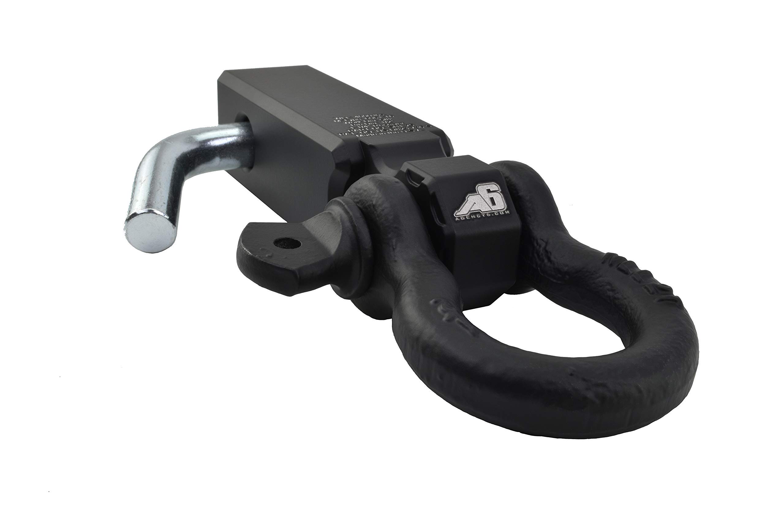 パウダーコ Agency 6 Recovery Shackle Block 2" XL (Double Hole) - Powder Coat ...