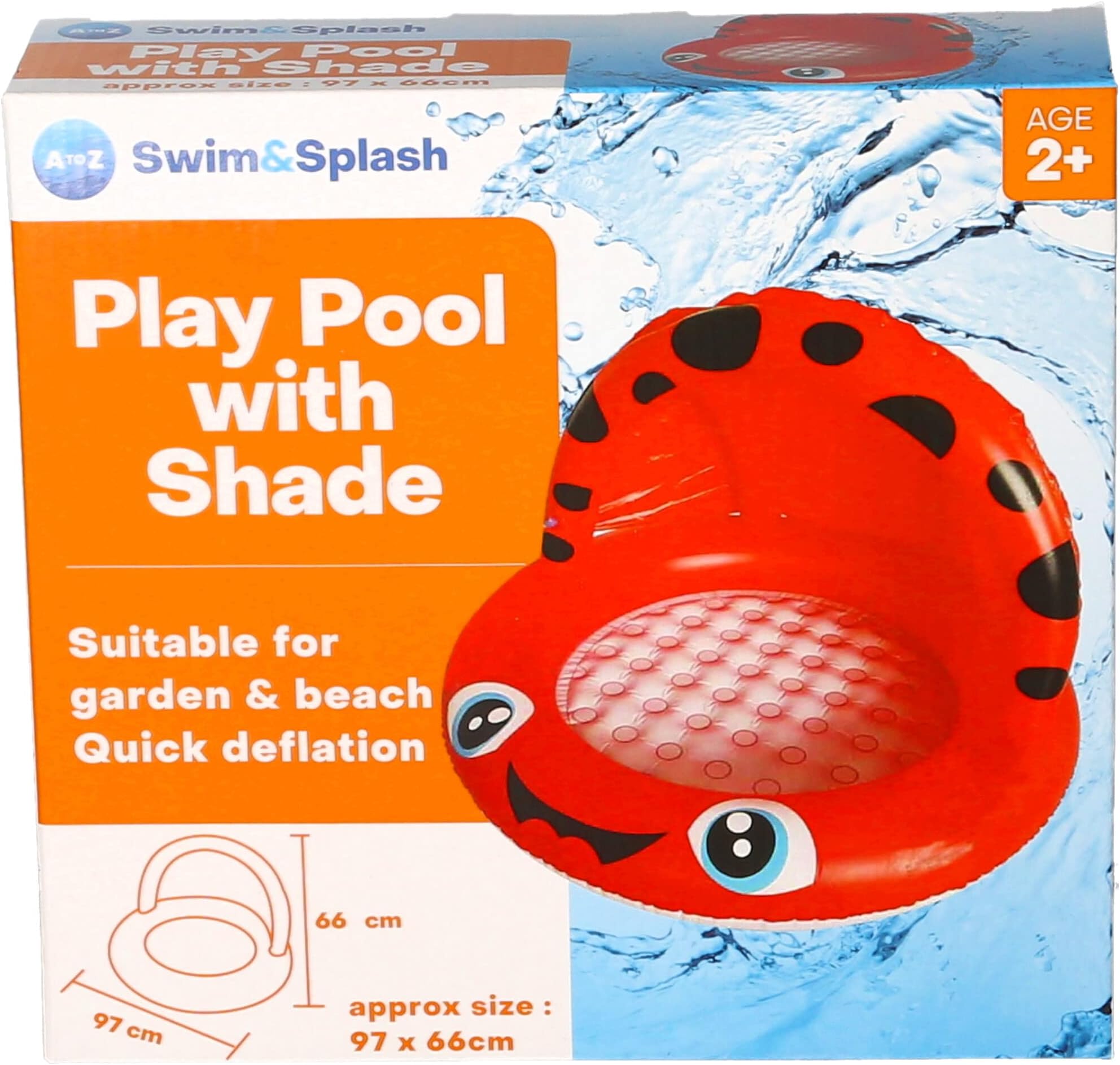 Intex 58414NP Pineapple Baby Pool, Yellow, Red, Green : Amazon.co.uk ...