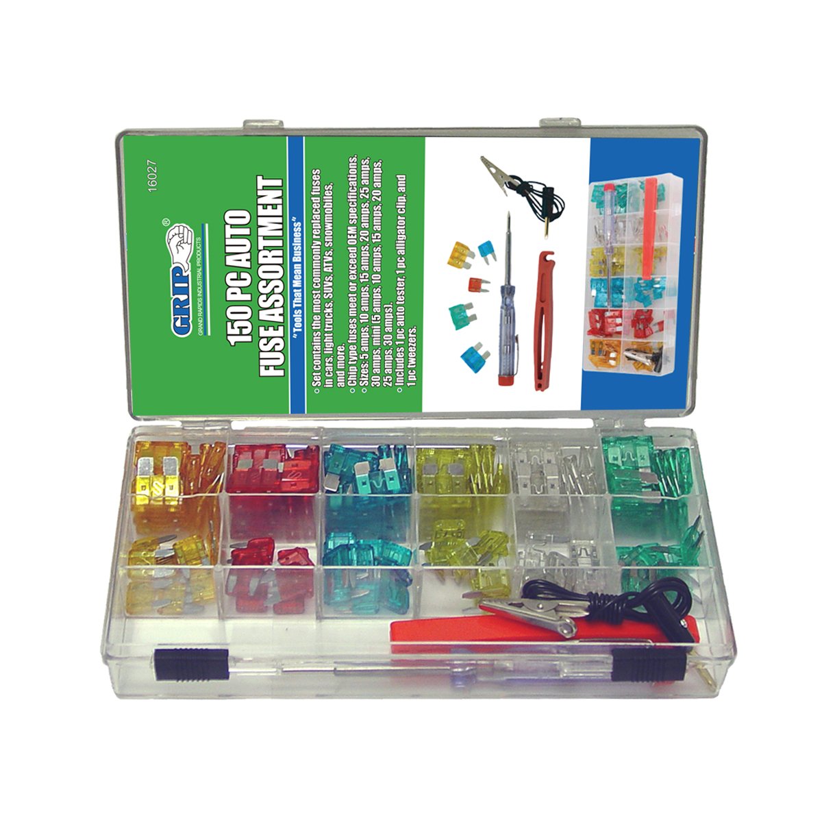 Amazon.com: Grip 150 pc Auto Fuse Set : Automotive