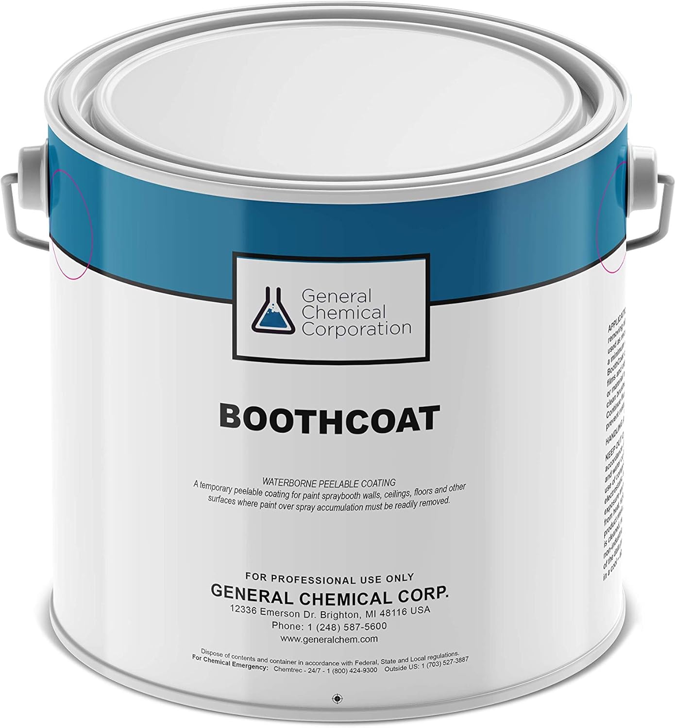 Amazon.com: BoothCoat 5201 - White Peelable Paint for Spray Booths ...