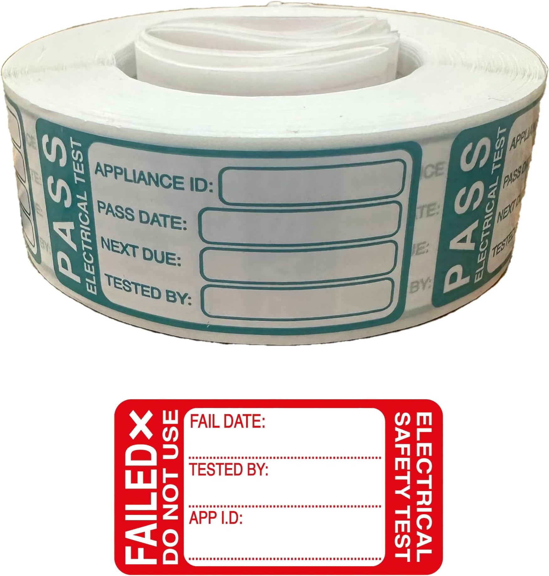 Quality PAT Test Labels (Passed & Failed) - 2080 Personalised Passed ...