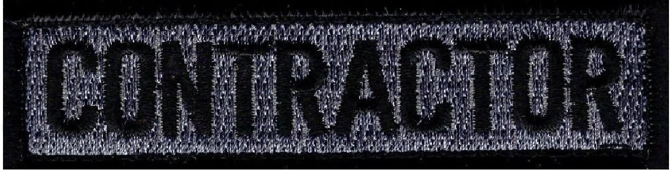 Amazon.com: Contractor Embroidered Hook Fastener Patch (3.75 X 1.0 MTC2 ...