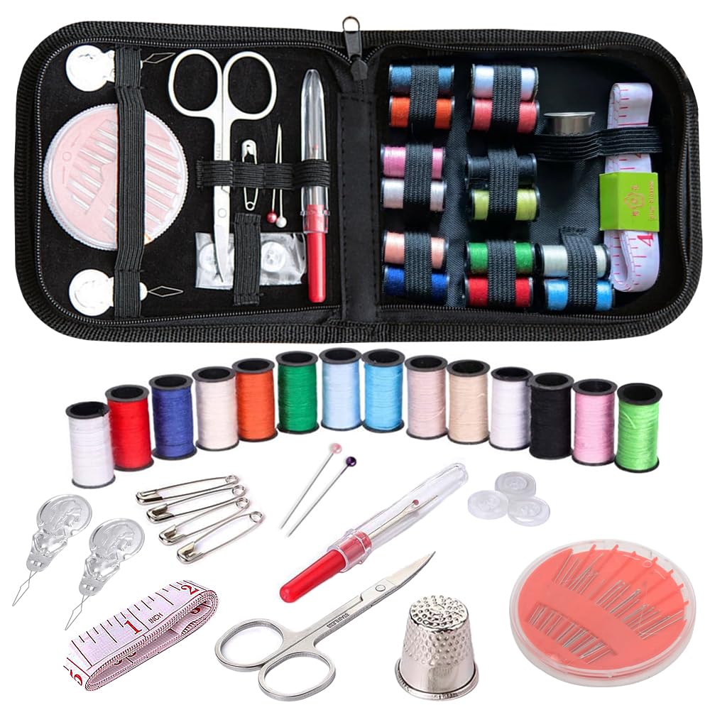 Amazon.com: Sewing Kit,Sewing Bag Set, Portable Sewing Kit - DIY ...