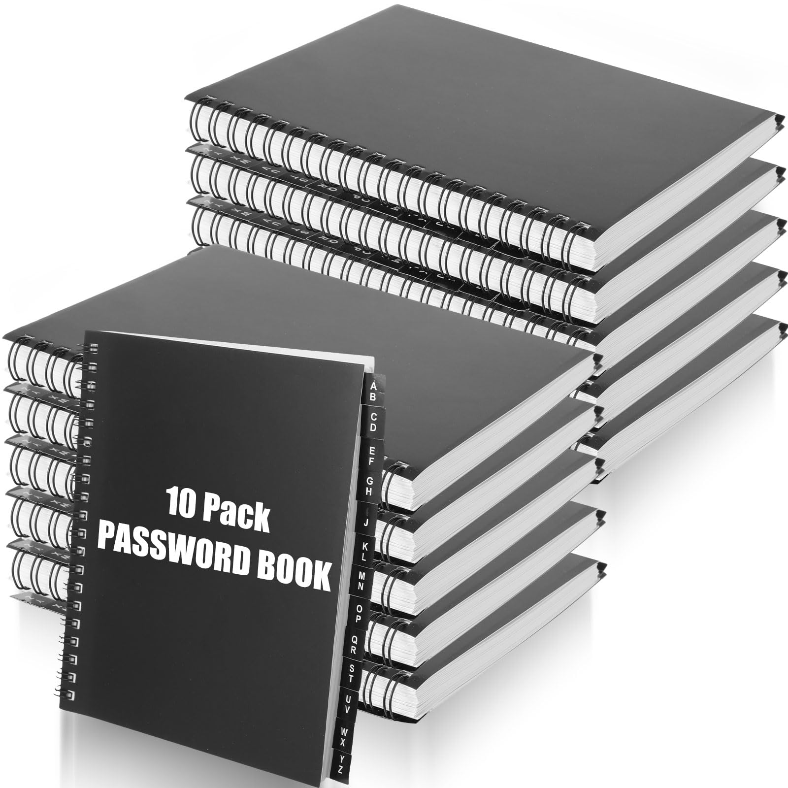 Amazon.com : Yeaqee 10 Pieces Spiral Password Keeper Book Bulk with ...