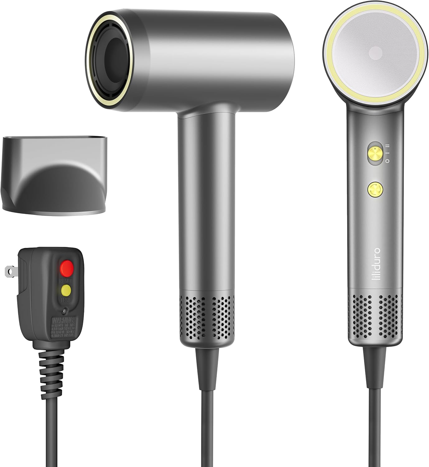 Amazon.com : liliduro Handheld Hair Dryer, 110000RPM 1200W High Speed ...