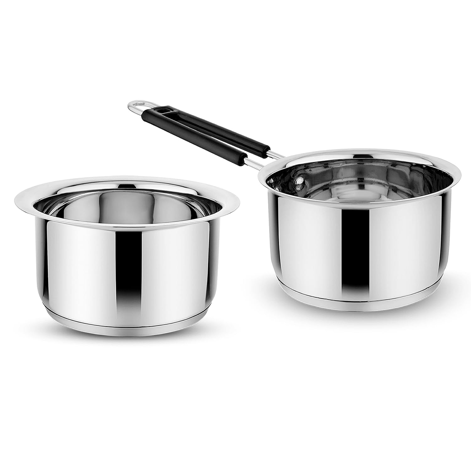 Buy Kitchen Clue Stainless Steel TRIPLY Saucepan/Tea Pan 2000 ML & Tope ...