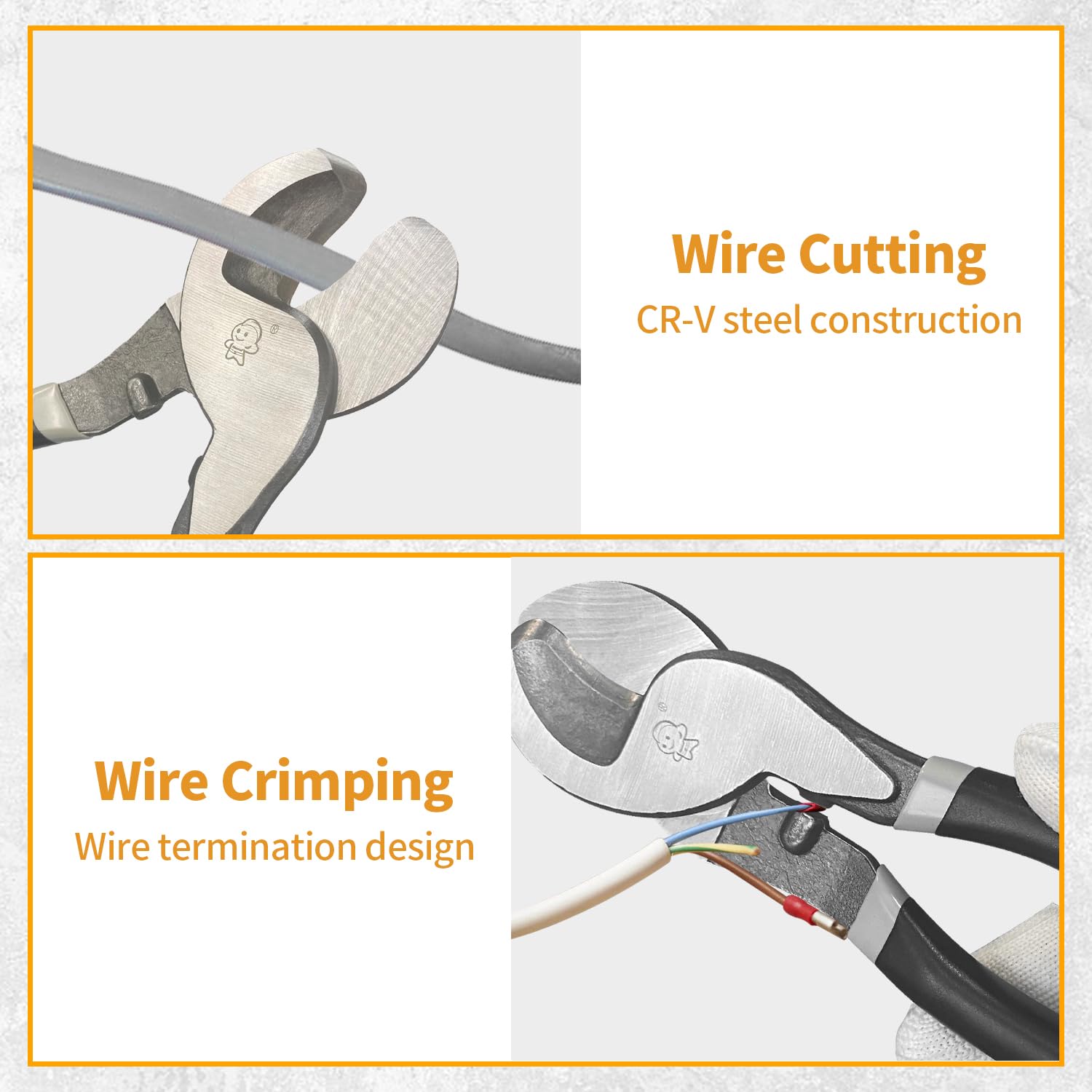 Snapklik.com : Heavy Duty Cable Cutter, 10 Inch High Leverage Pliers ...