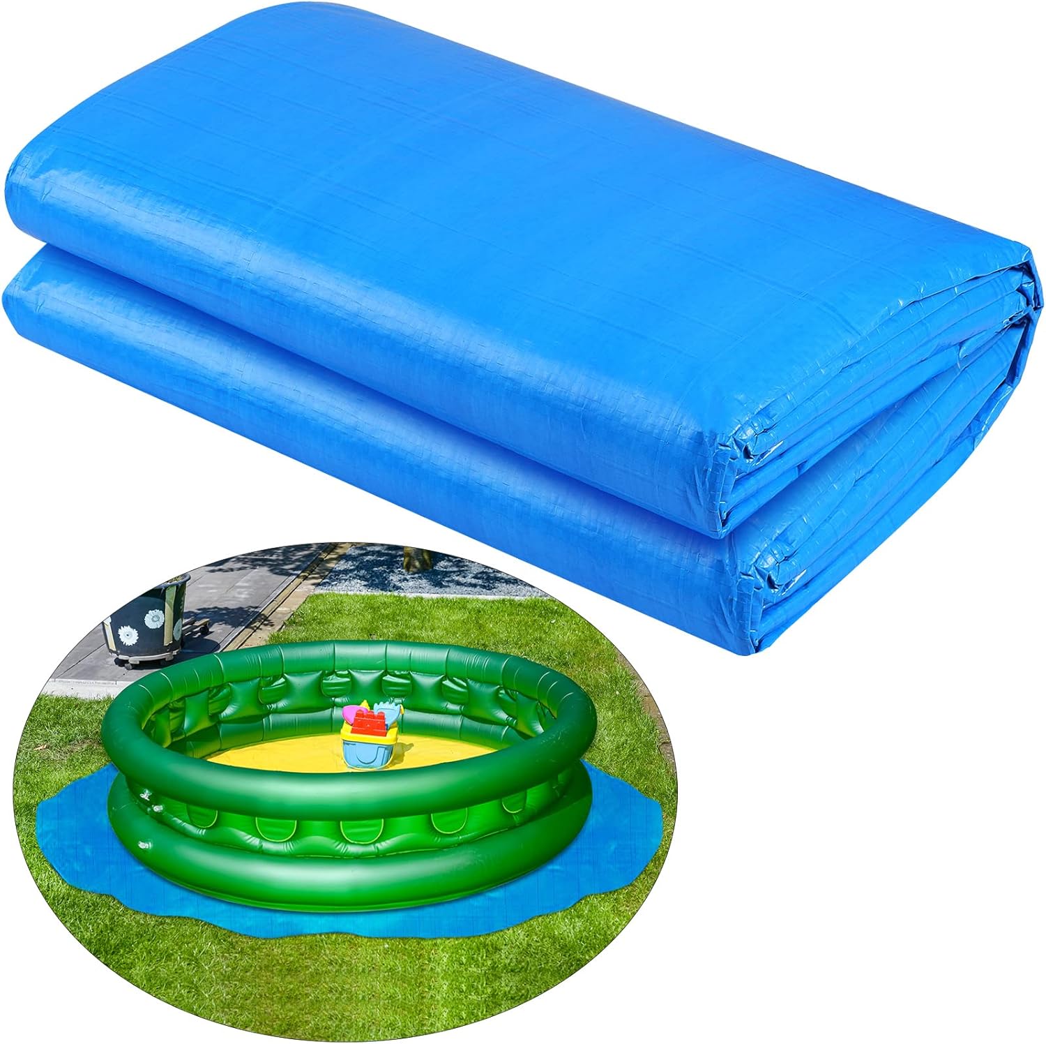 Amazon.com : Boao 18 Ft Pool Liner Pad for Above Ground Pools,Durable ...