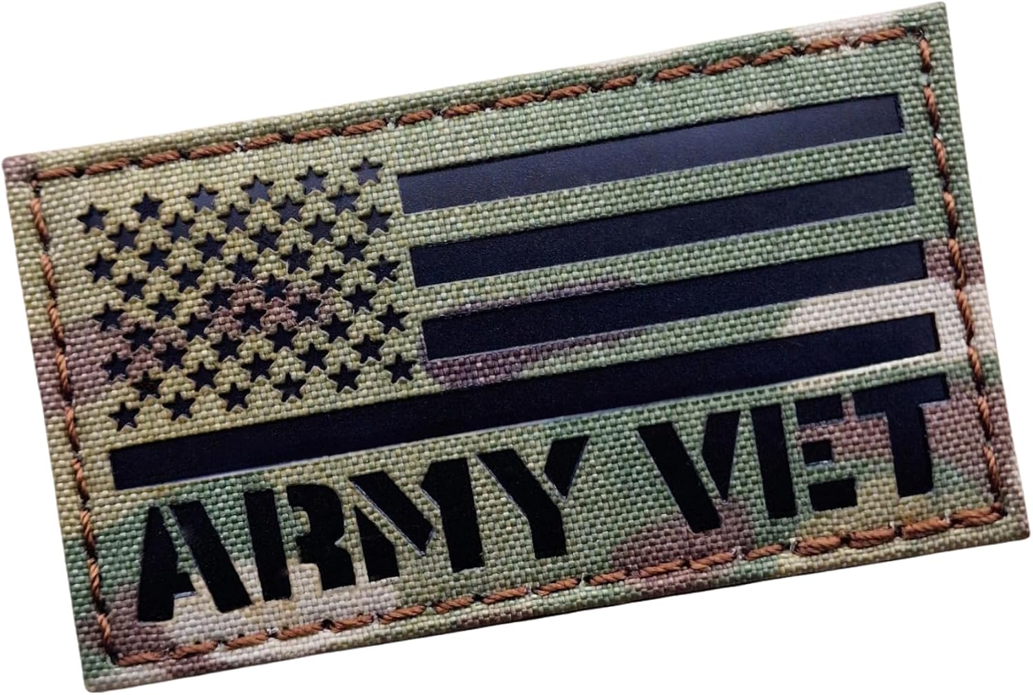 Amazon.com: IR mult1cam US Army Vet Veteran America Flag 2x3.5 OCP ...