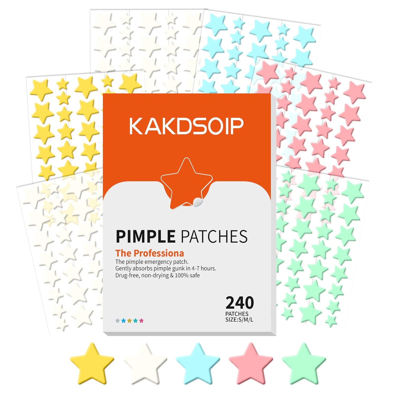 Amazon.com: Kakdsoip Pimple Patches for Face,Colorful Spot Stickers ...