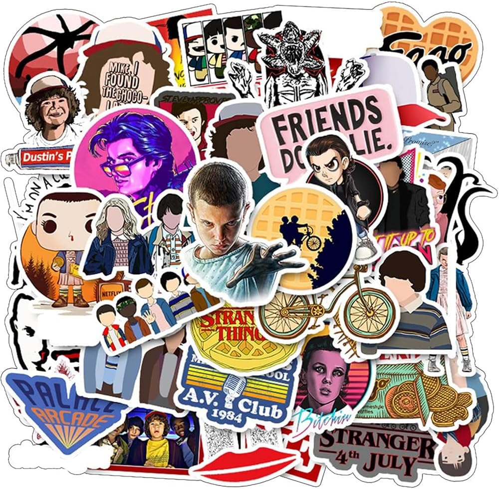 Amazon.com: Netflix Stranger Things: Season 4 Device Decals with Foil ...