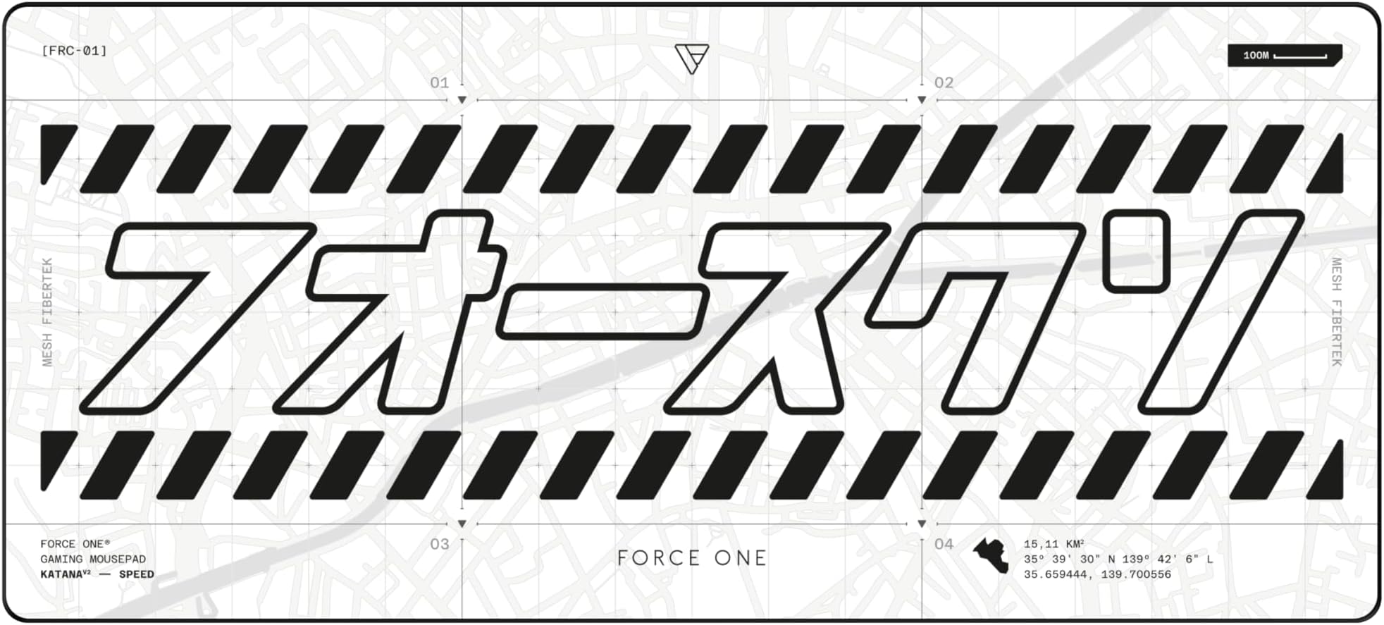 MOUSEPAD FORCE ONE SKYHAWK KATANA WHITE V2 -XXL (900 x 400 mm) | Amazon ...