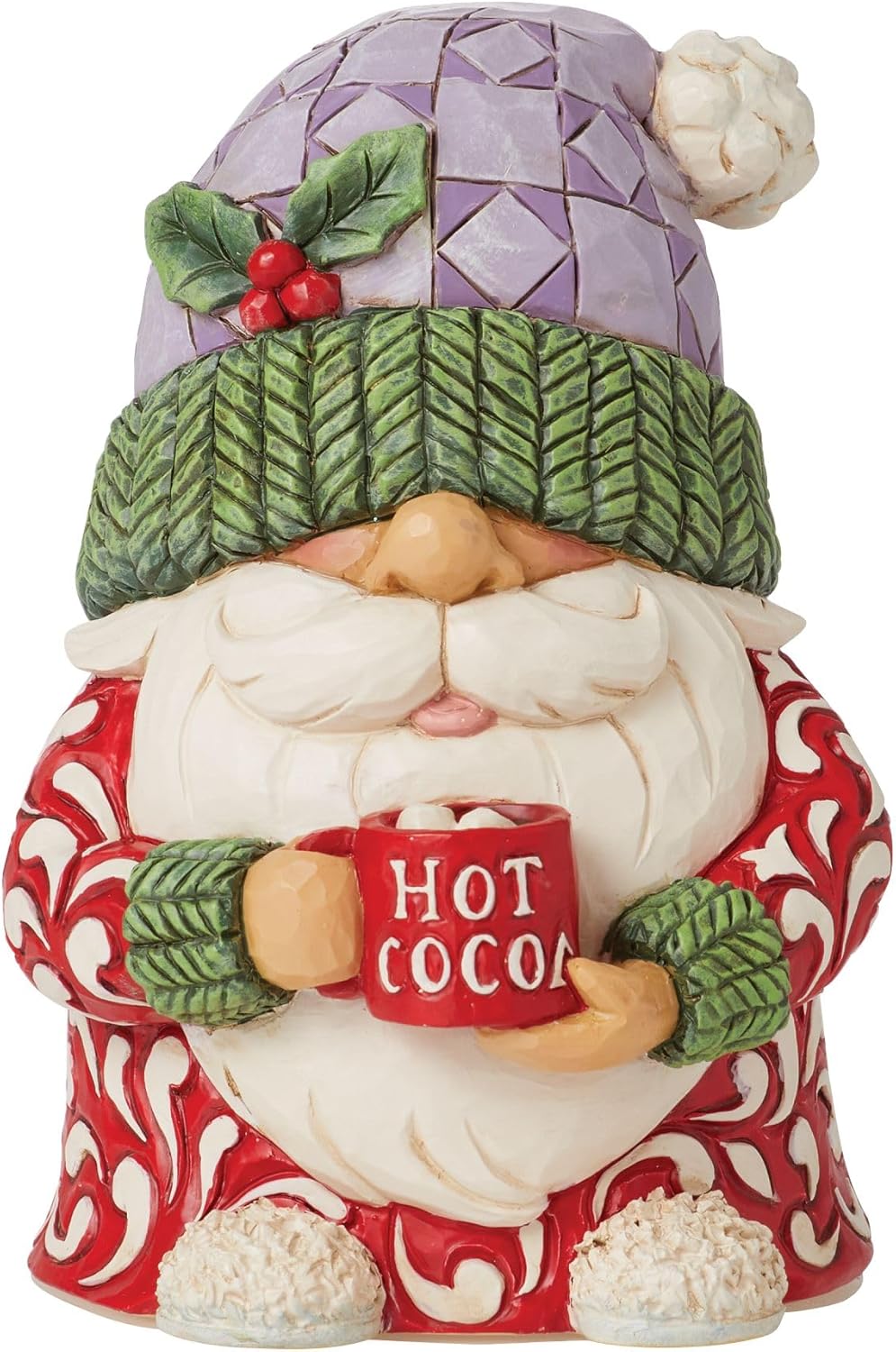 Amazon.com: Enesco Jim Shore Heartwood Creek Gnome Drinking Hot Cocoa ...