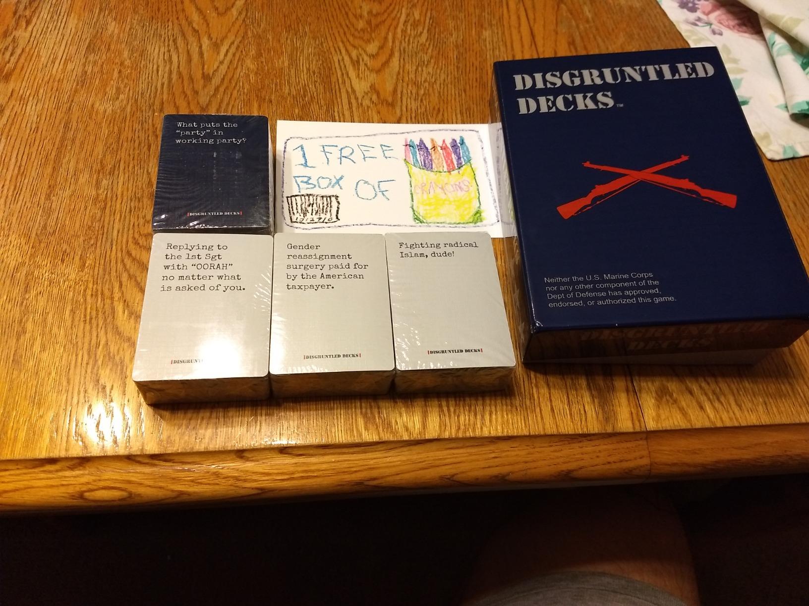 Amazon.com: Disgruntled Decks - The Original Military Party Card Game ...