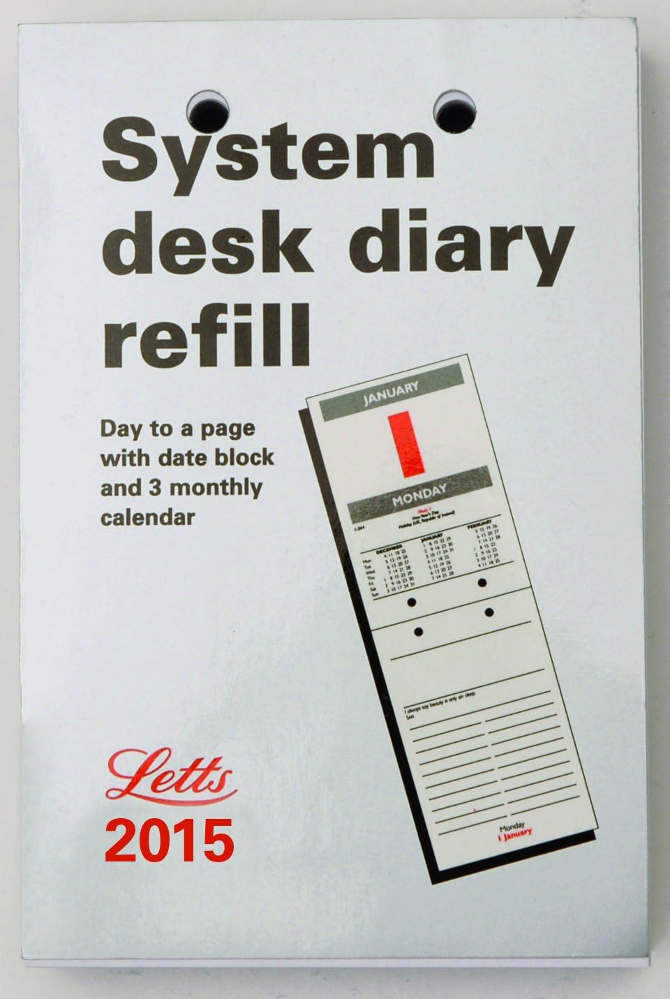 Letts System Desk Refill Calendar for 2015 : Amazon.co.uk: Stationery ...