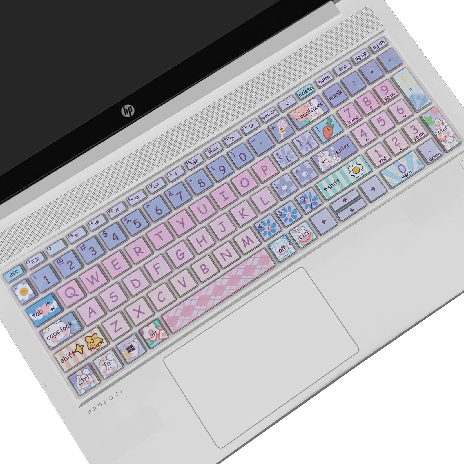 Amazon.com: DSINFOYO Cute Keyboard Cover for 15.6 inches HP ProBook 450 ...