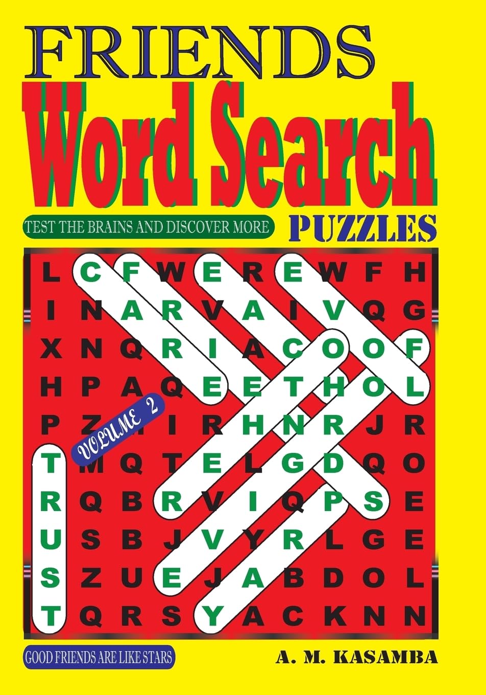 FRIENDS Word Search Puzzles (Volume 2): Kasamba, A M: 9781974562459 ...