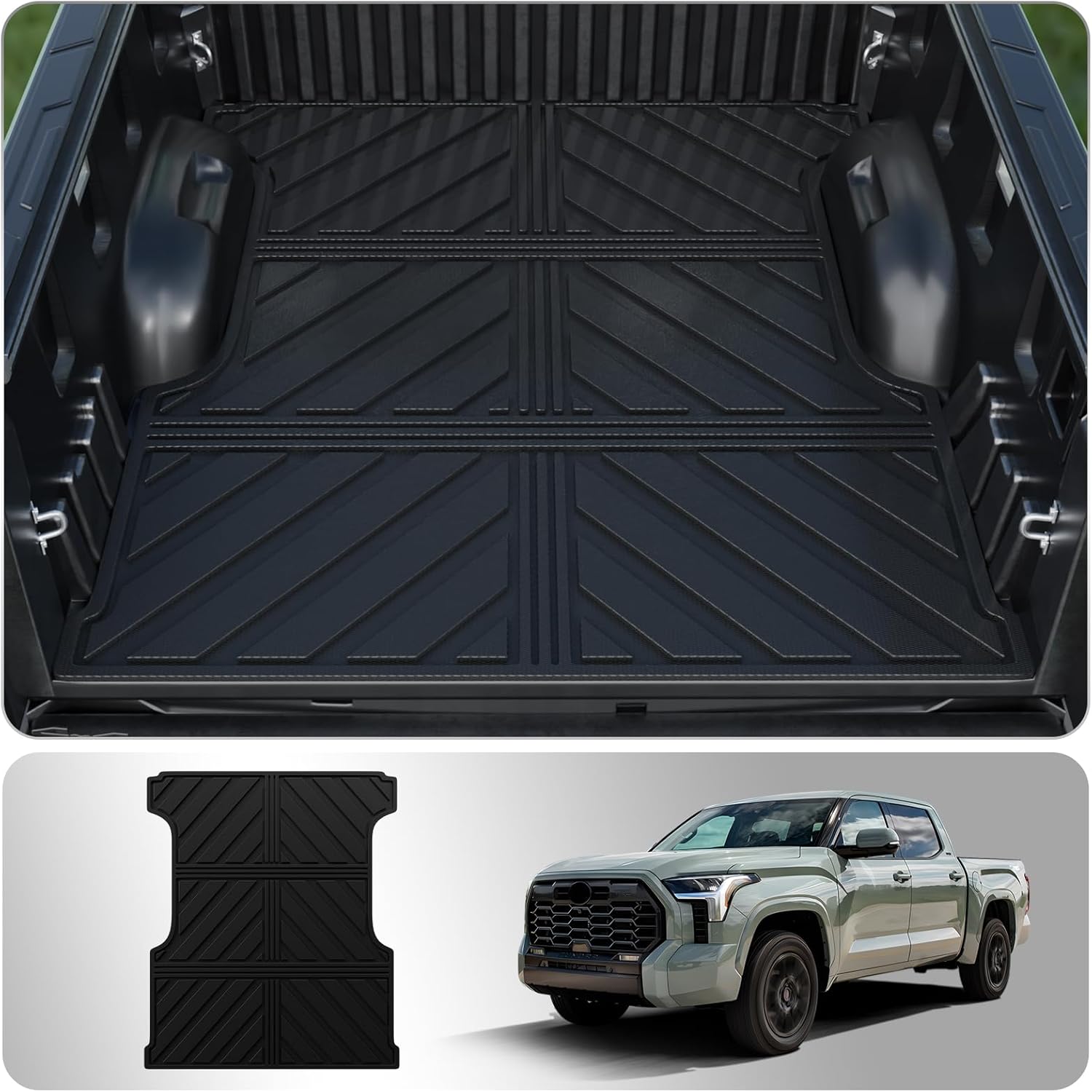 Amazon.com: Thinzyou Truck Bed Mat Compatible with 2022 2023 2024 ...