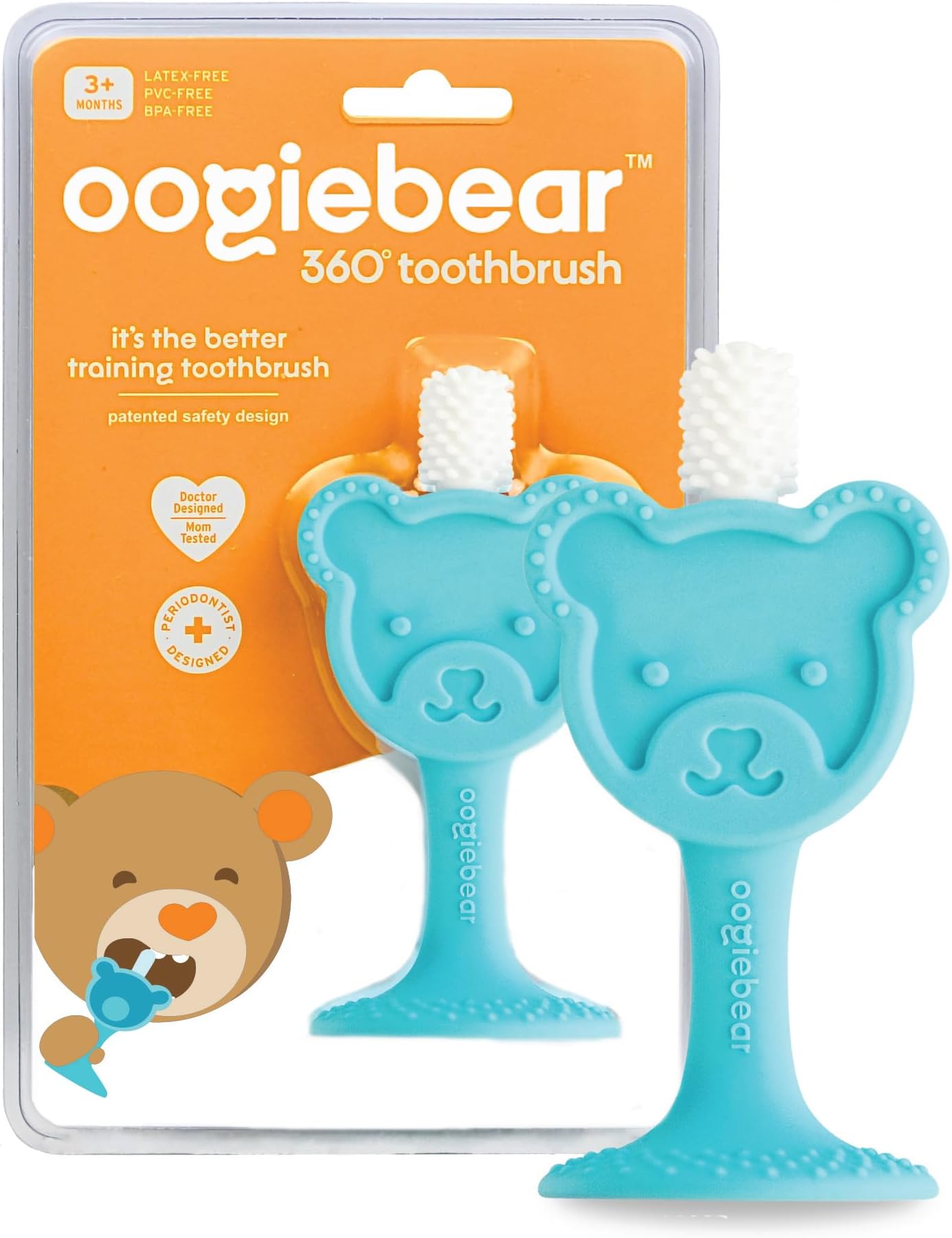 Amazon.com: haakaa Training Toothbrush Set Oral Care Kit, Soft Silicone ...