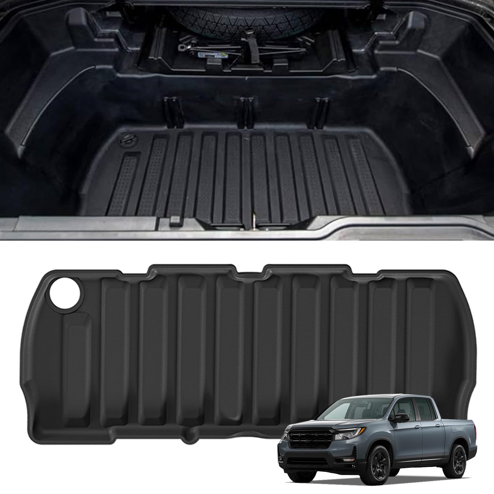 Amazon.com: SMABEE Rear Truck Bed Lower Storage Mat for 2017-2024 2025 ...